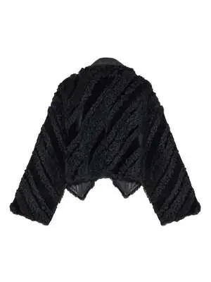 YVES SALOMON Cropped Draped Jacket