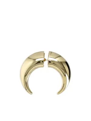 MARINE SERRE Shamanic Stud Earring - Gold