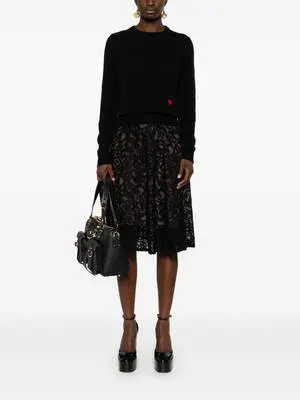 Moschino Heart-motif Sweater - Black