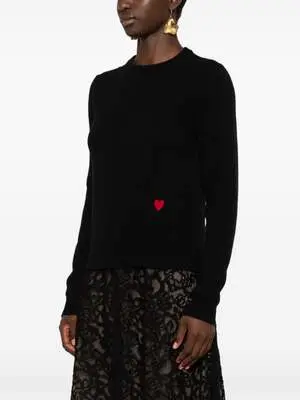 Moschino Heart-motif Sweater - Black