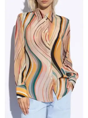 Paul Smith Swirl Print Shirt - Pink