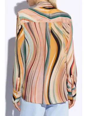 Paul Smith Swirl Print Shirt - Pink