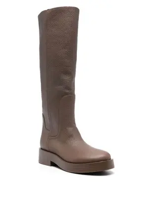 Casadei Knee-high Leather Boots