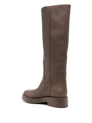 Casadei Knee-high Leather Boots