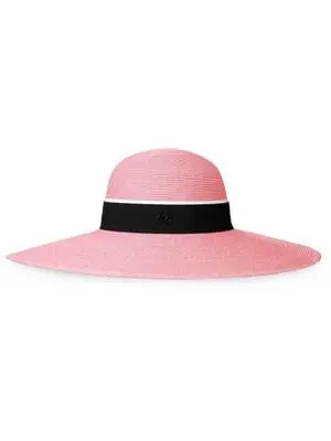 MAISON MICHEL Blache Straw Capeline Hat - Pink