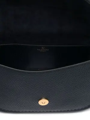 Valentino Garavani Alltime Grainy Calfskin Shoulder Bag