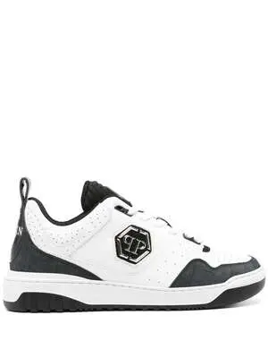 Philipp Plein Logo-appliqué Sneakers - White