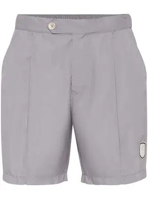 Brunello Cucinelli Logo Patch Bermuda Shorts