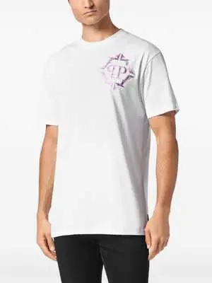Philipp Plein Chrome Logo-print T-shirt - White