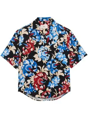 AMI Paris Short-sleeve Boxy Shirt