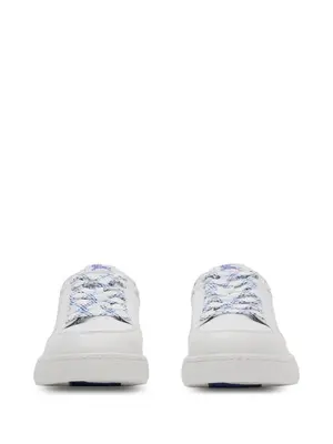 Burberry Leather Sneakers - White