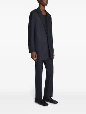 Dries Van Noten Pressed-crease Tapered Trousers