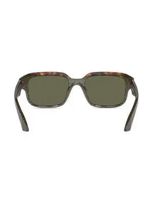ALAIN MIKLI Graphic-print Rectangle Sunglasses