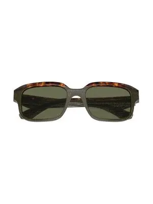 ALAIN MIKLI Graphic-print Rectangle Sunglasses
