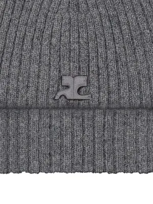 COURREGES Logo-embroidered Beanie