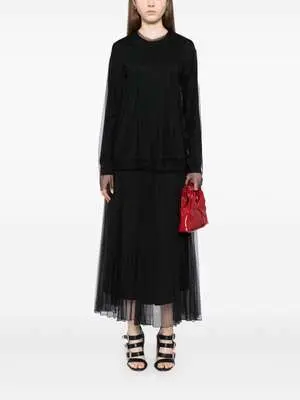 JNBY Tulle Long-sleeved T-shirt