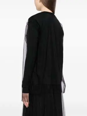 JNBY Tulle Long-sleeved T-shirt