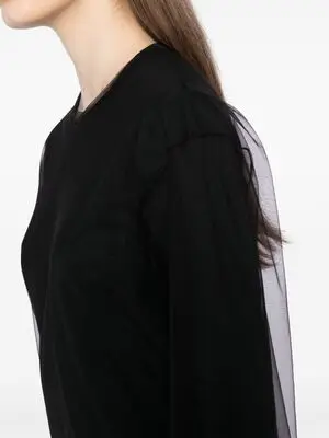 JNBY Tulle Long-sleeved T-shirt