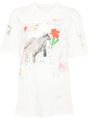 JNBY Printed T-shirt - White