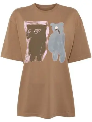 Jnby Drop Shoulder T-shirts For Women