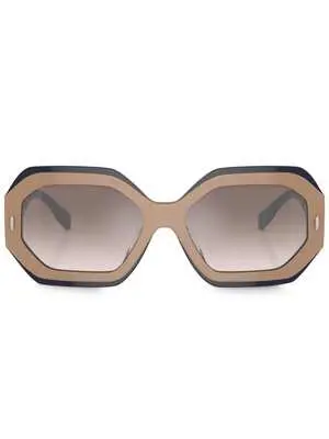 Tory Burch Geometric Sunglasses - Neutrals