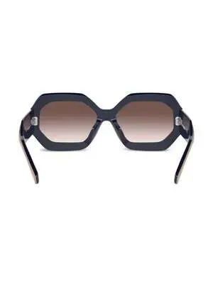 Tory Burch Geometric Sunglasses - Neutrals