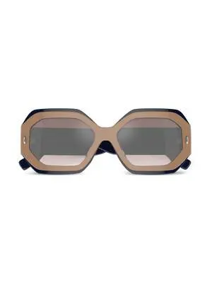 Tory Burch Geometric Sunglasses - Neutrals