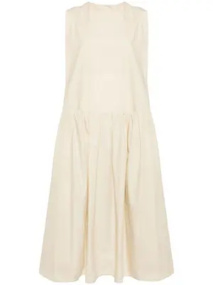 JNBY A-line Sleeveless Dress - White