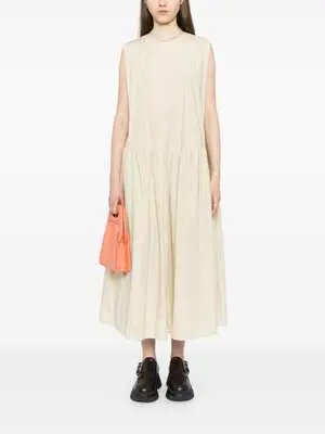 JNBY A-line Sleeveless Dress - White