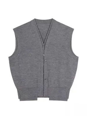 JNBY Wool Knit Waistcoat - Grey