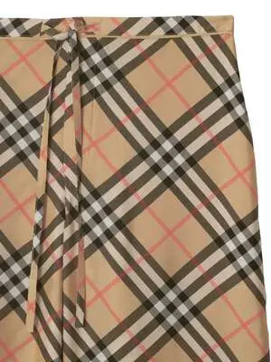 Burberry Nova Check Silk Pyjama Trousers