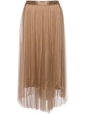 JNBY Pleated A-line Skirt