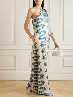 La DoubleJ Roy One-shoulder Maxi Dress