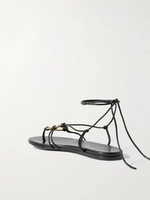 Proenza Schouler Embellished Leather Sandals
