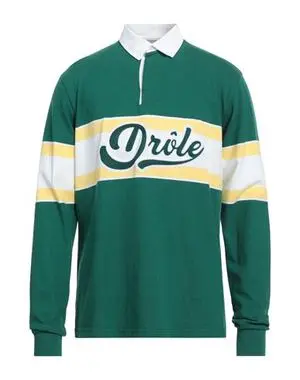 Drole De Monsieur Polo Shirt Size Cotton - Green