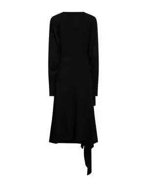 Attico Midi Dress Wool - Black