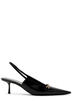 Saint Laurent Carine 55 Slingback Pumps - Black