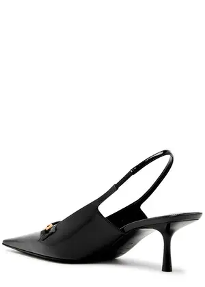 Saint Laurent Carine 55 Slingback Pumps - Black