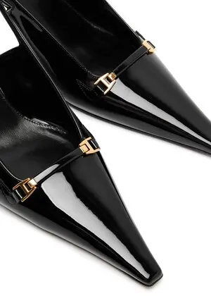 Saint Laurent Carine 55 Slingback Pumps - Black