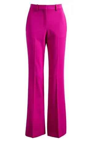 Theory Slim Fit Stretch Wool Trousers - Wildflower