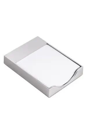 BEY-BERK Memo Holder - Silver