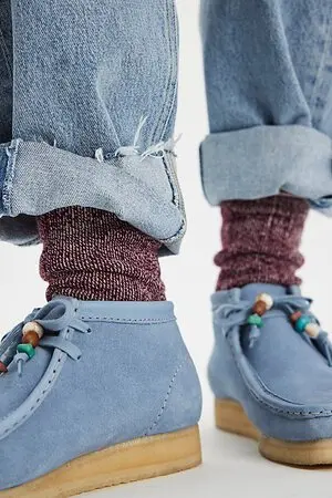 AMERICAN TRENCH Sweatshirt Socks - Maroon