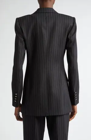 Dolce & Gabbana Pinstripe Virgin Wool Blend Jacket