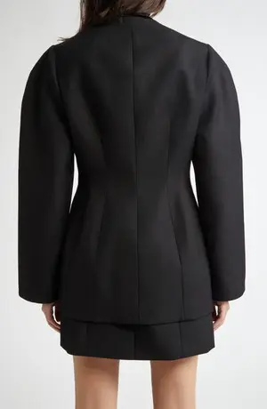 EENK Hourglass Oversized Sleeve Wool Jacket