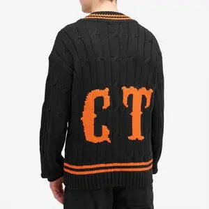 FUCT Letterman V-neck Knitted Jumper