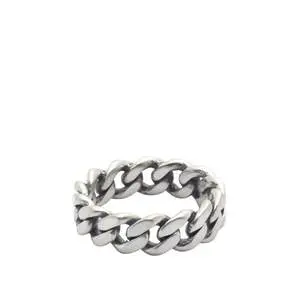SERGE DENIMES Cuban Link Ring - Silver