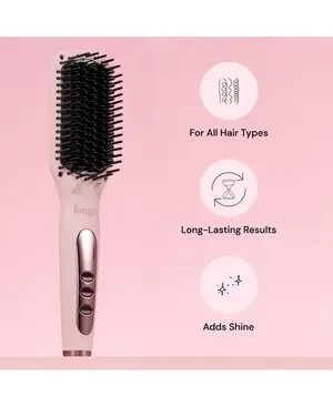 L'ANGE Le Vite Ceramic Straightening Brush - Blush