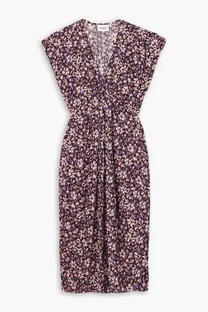 MARANT ETOILE Epolia Printed Crepe Dress