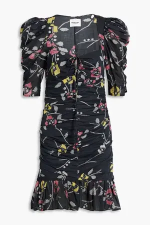 Marant Etoile Ruched Day Dresses