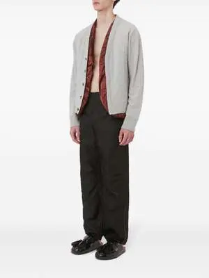 JW Anderson Satin-lined Cardigan - Grey